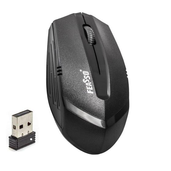 Mouse Sem Fio Feasso Wireless 2.4ghz Fams-11 Com Receptor - Mouse ...