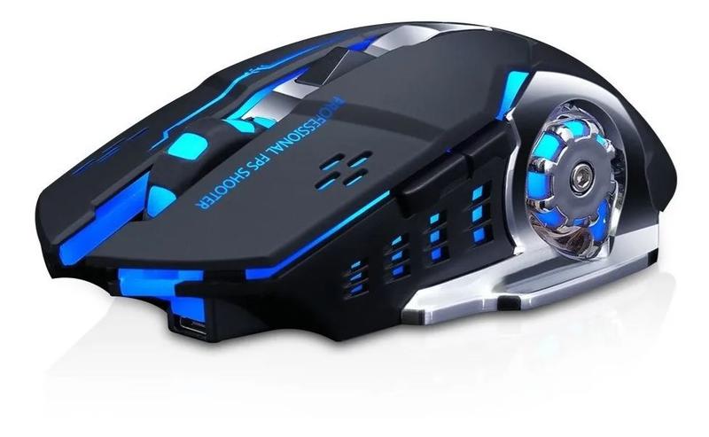 Mouse Sem Fio Gamer Recarregavel Gamer Usb 2400 Dpi OptIco - Inland Sounds - Mouse Gamer ...