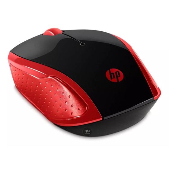 Mouse Sem Fio Hp X200 Wireless 1000dpi - Vermelho Nf-e - Mouse ...