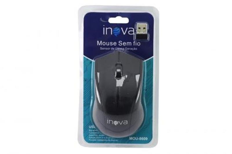 Mouse sem fio inova MOU-8609 - Mouse - Magazine Luiza