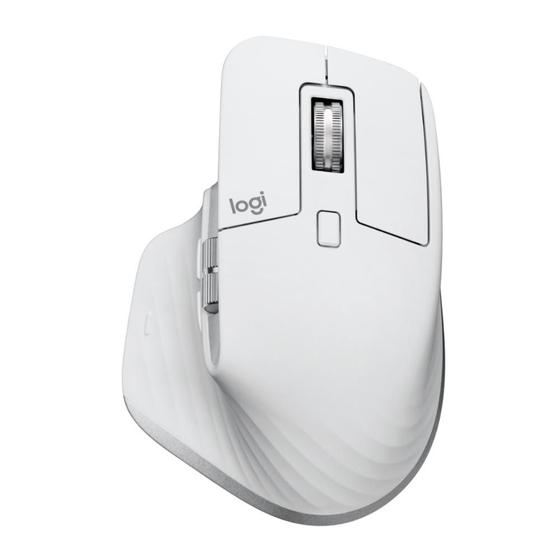 Mouse sem Fio Logitech MX Master 3s - Bluetooth ou Unifying - Logitech Flow - Branco - 910 ...