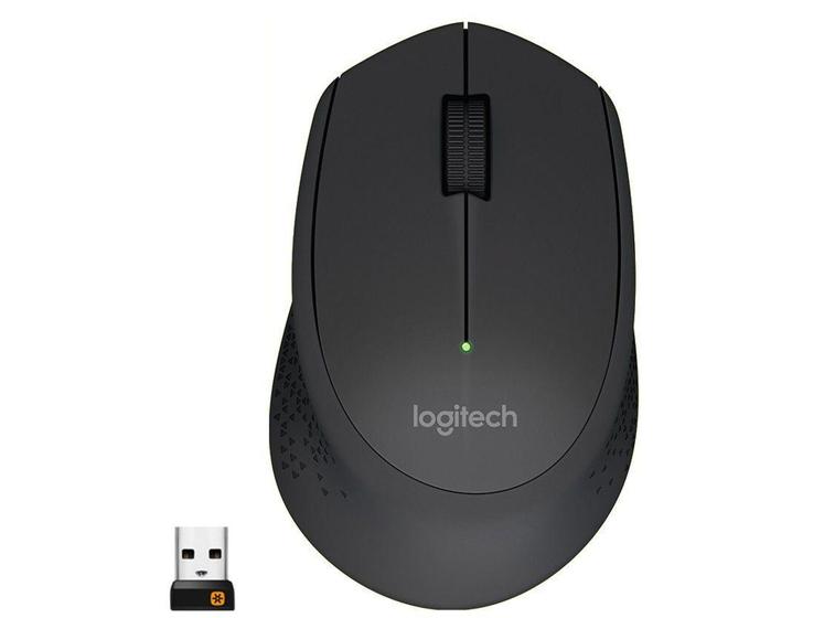 Mouse sem Fio Logitech Óptico 1000DPI M280 Preto - Original - Mouse ...