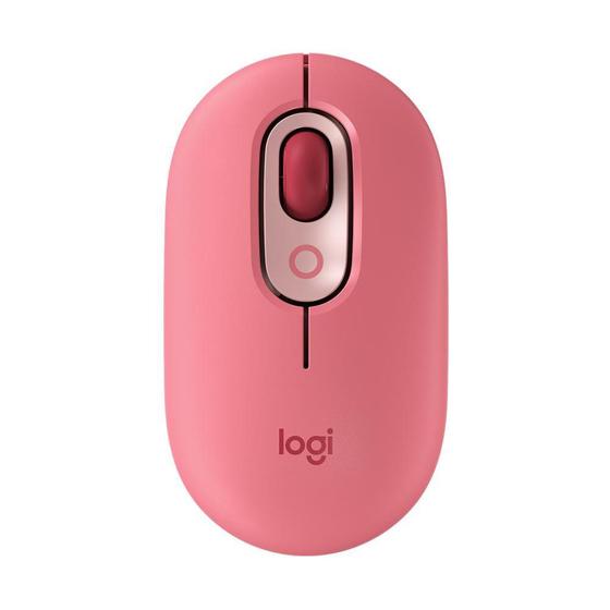 Mouse Sem Fio Logitech POP Rosa Bluetooth - Mouse - Magazine Luiza