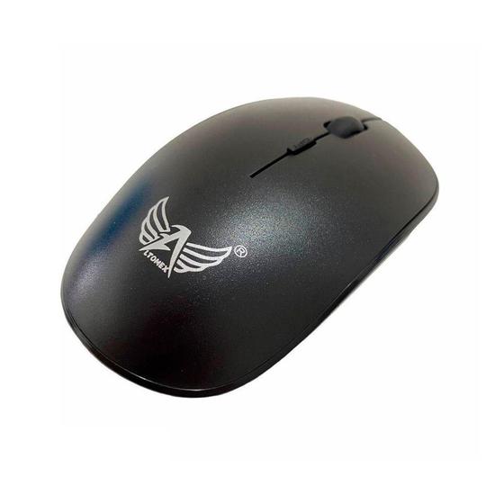Mouse Sem Fio Moderno Bluetooth Com Sensor Óptico Wireless - Altomex ...