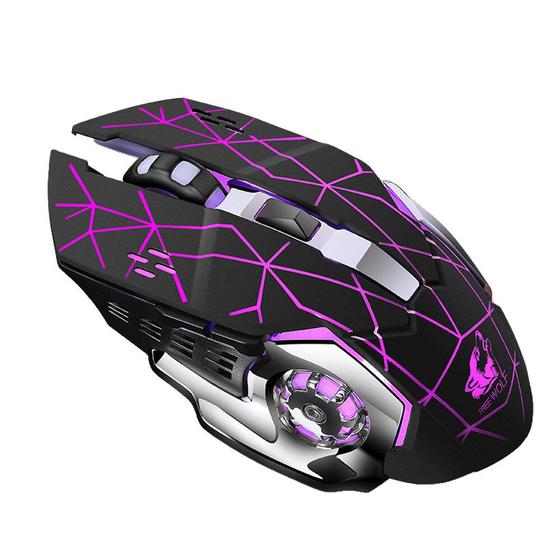 Mouse sem fio Mouse de computador Gamer Silent PC Mause - Wokex - Mouse ...