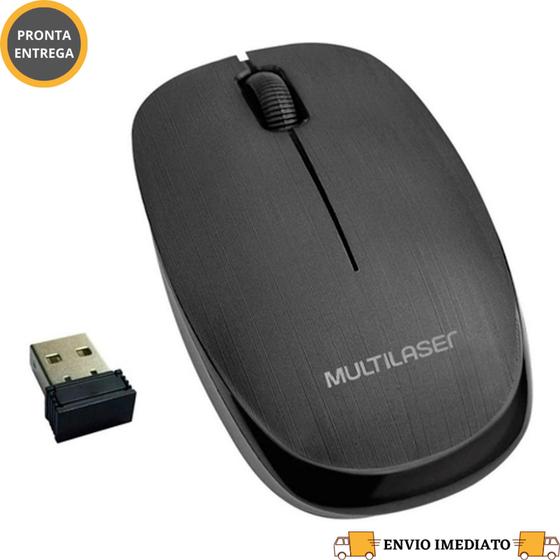 Mouse sem fio Multilaser Office MO251 preto - Mouse - Magazine Luiza