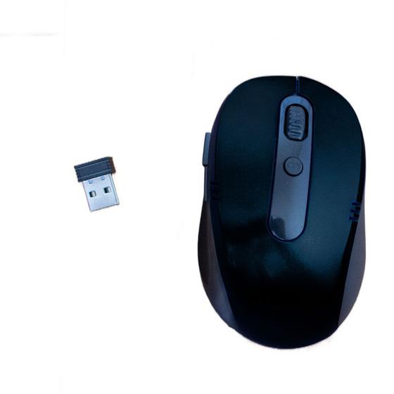 Mouse Sem Fio Wireless 2.4ghz USB Notebook PC Alcance 10 - Tesla Store ...