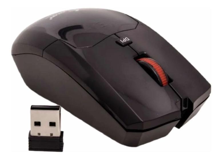 Mouse sem fio wireless com receptor usb para computador notebook - Knup ...