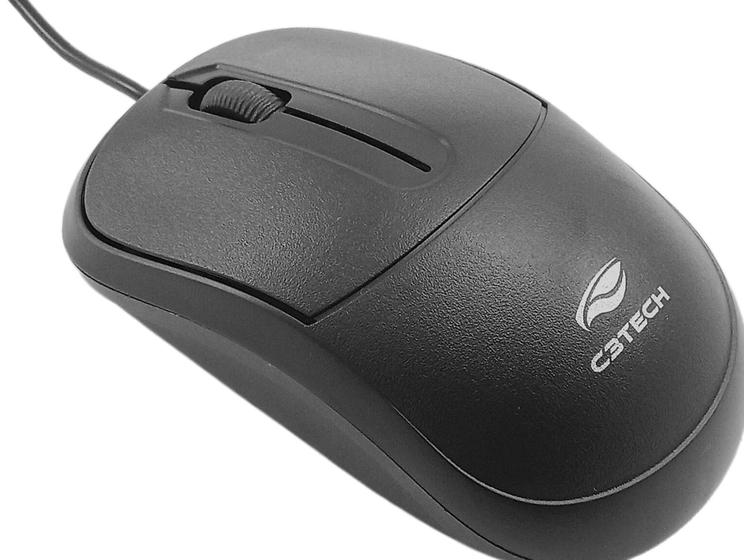 Mouse USB C3Tech MS-35 Com Fio Fácil Instalação - Mouse com Fio ...