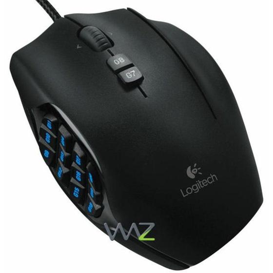 Mouse - USB - Logitech G600 MMO Gaming Mouse - Preto - 910-002864 / 910-003879 - Mouse ...