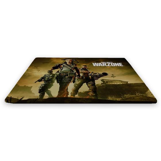 Mousepad Gamer Cod Warzone Invasão Médio 25 X 35cm Soldado - Pandika ...
