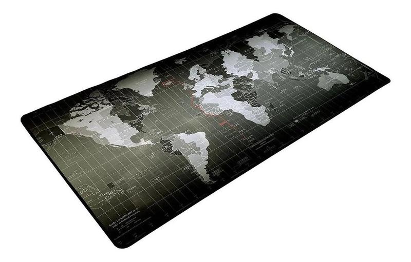 Mousepad Gamer Mundi Países Borda Costurada Grande 70 X 30 Mapa - Exbom ...