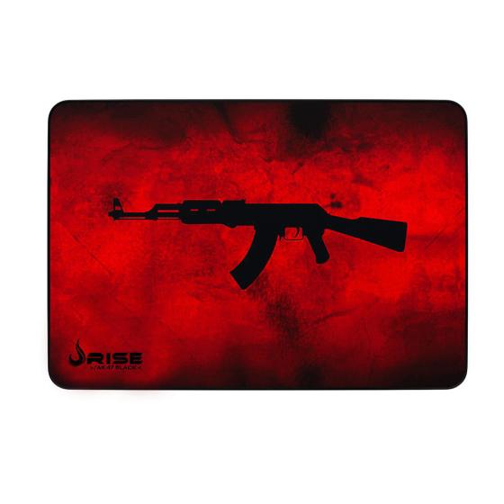 Mousepad Gamer Rise Mode AK47 Speed Médio (290x210mm) Vermelho - RG-MP ...