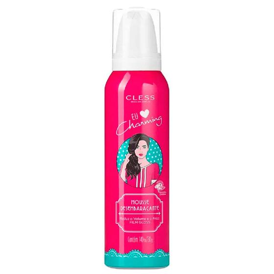 Mousse Desembaraçante Cless Eu Amo Charming - 140ml - Finalizador ...