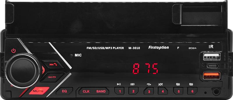 Mp3 Radio Auto-motivo Suporte de Celular Bluetooth Usb-c Sd Fm - First ...