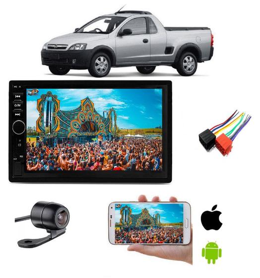 Mp5 Multimidia Moldura 2 Din Montana 2008 2009 2010 + Camera - Sp ...