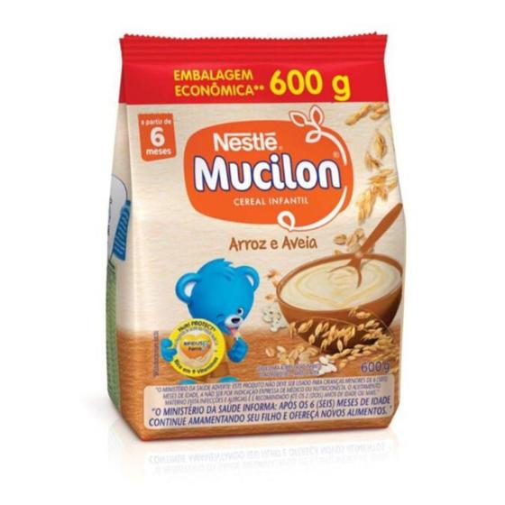 Mucilon Nestle Arroz Cereal Aveia Multicereais Sachê 600G - Cereal ...