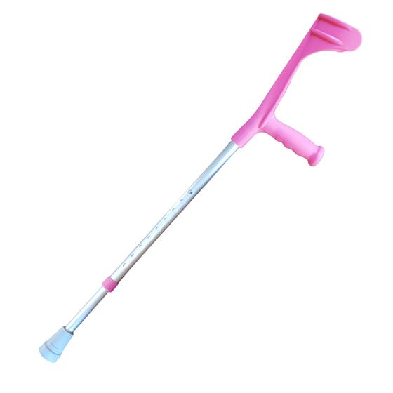 Muleta Fixa Rosa Ortopédica Unidade Com Regulagem de Altura - ALO ...