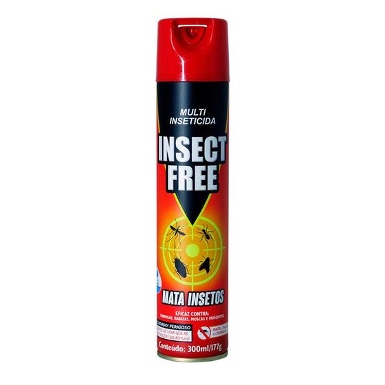Multi Inseticida Aerossol Insect Free 300ml (Base de Água) - Dominus ...