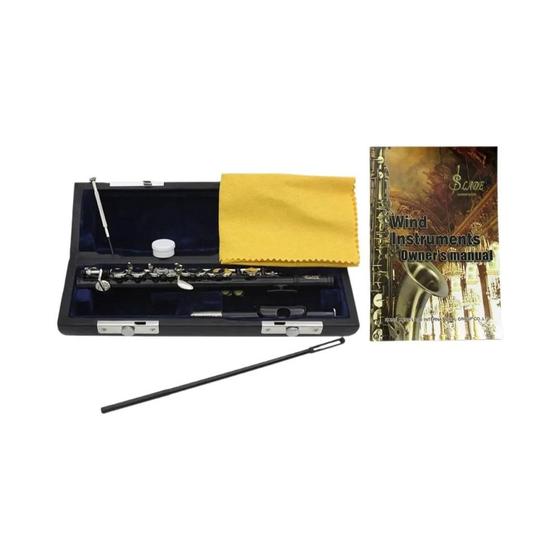 Multicolor Slade Piccolo 16 Buracos C Chave Tubo De Sopro De Cobre ...