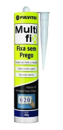 Multifix Fixa Sem Prego 400g Pulvitec - Cola PVC - Magazine Luiza