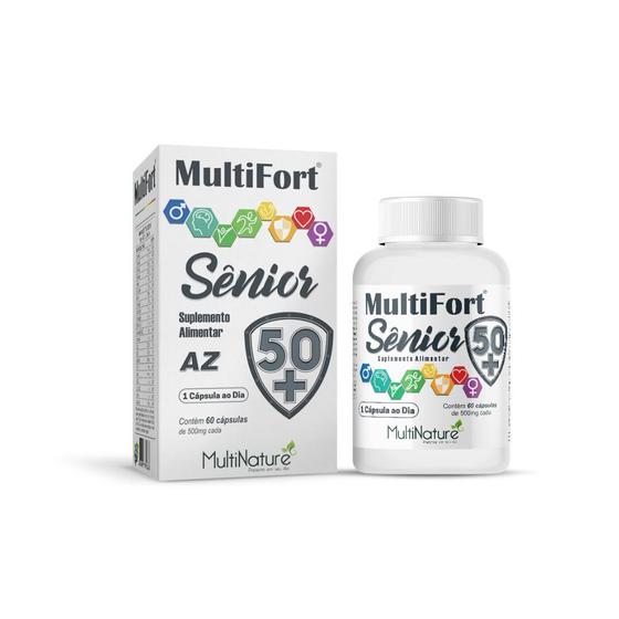 MultiFort Sênior com 60 Cápsulas - MultiNature - Multivitamínico ...
