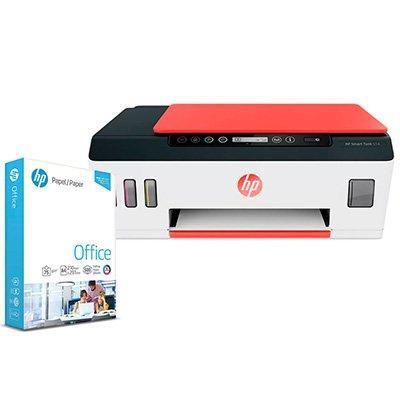 Multifuncional Smart Tank 514 HP + Papel sulfite Office A4 75g - Papel Sulfite - Magazine Luiza