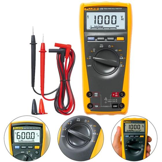 Multímetro 175 Esfp True Rms Cat Iii 1000v Cat Iv 600v Fluke ...