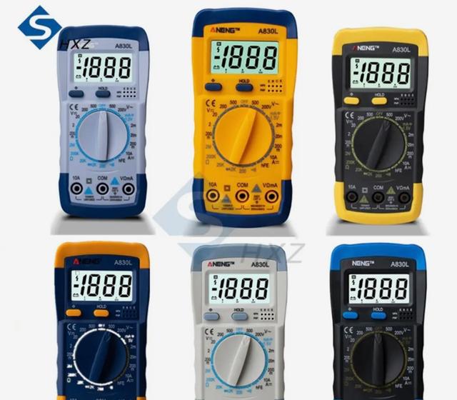 Multímetro Digital, AC DC Tensão, Diodo,Multitester, Display luminoso ...