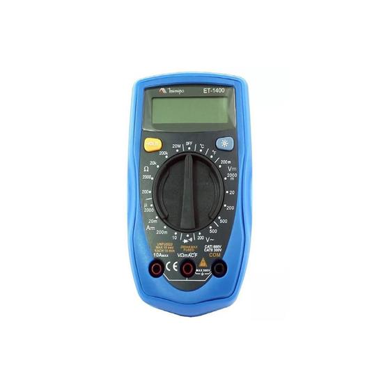 Multímetro Digital com Display de 3.1/2'' Dígitos Et-1400 Azul - Minipa ...