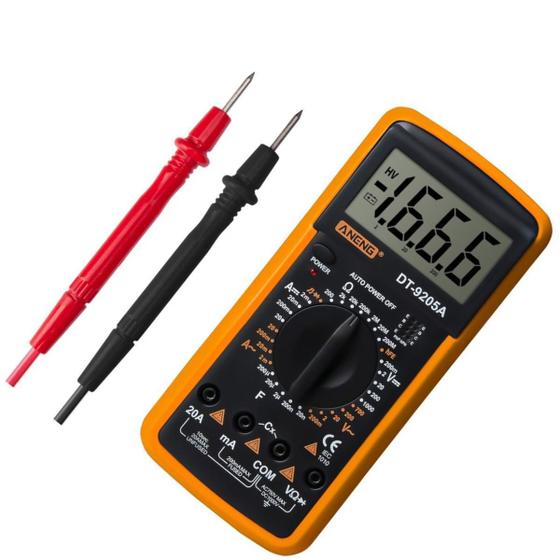 Multimetro Digital Dt-9205A - Mb Tech - Multímetro - Magazine Luiza