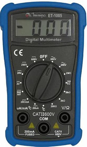 Multímetro Digital ET-1005 - Minipa - Multímetro - Magazine Luiza