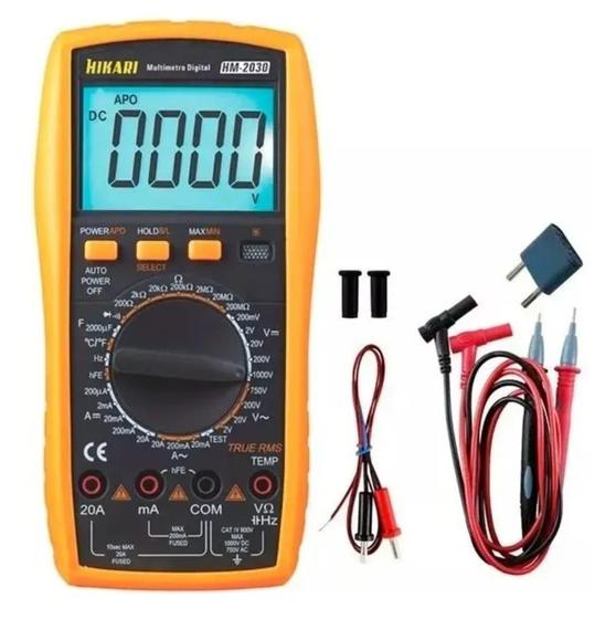 Multimetro digital hm-2030 - HIKARI - Multímetro - Magazine Luiza