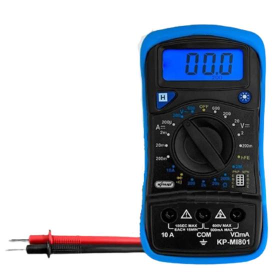 Multímetro Digital Multiescalas Display Lcd Medidor Tensão - USC ...