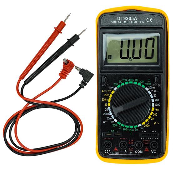 Multimetro Digital Profissional DT9205A Display Dobravel 20A - LinkSky ...