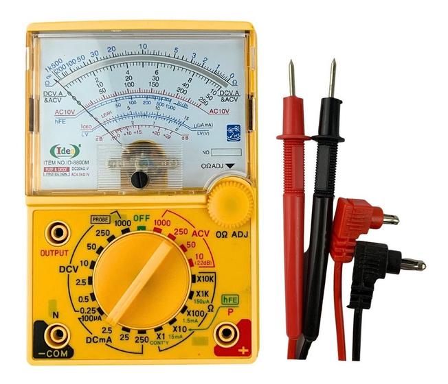 Multímetro Medidor Analógico Profissional Com Ponto De Prova ...