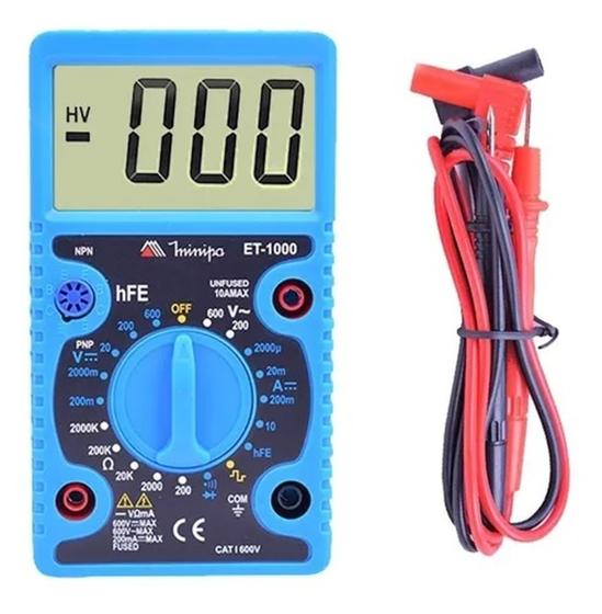 Multímetro Minipa Digital - Et-1000 - Multímetro - Magazine Luiza