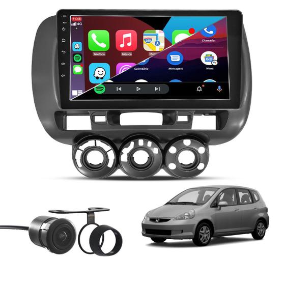 Multimidia Fit Carplay Android Auto 9 polegadas - Tay Tech - Central Multimídia para Carro ...
