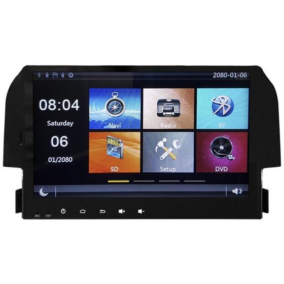 Multimidia Hetzer S500A Tela de 9" Honda Civic 2017 (Sistema Windows ...