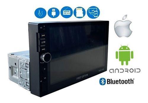 Multimidia mp5 first option 7810h 1din s/tv s/gps botao+touch android+ios - Central Multimídia ...