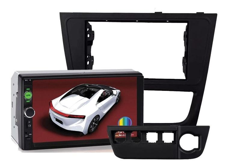 Multimídia MP5 Gol Voyage Saveiro G6 Bluetooth Com Moldura Preta - Kit de Produtos - Central ...