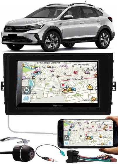 Multimídia Pioneer 7" Polegadas DMH-Z6380TV Nivus Todos os Modelos Android Auto e CarPlay ...