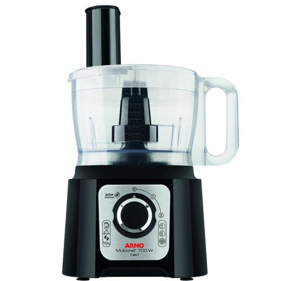 Multiprocessador de Alimentos Arno Multichef 12 Velocidades Preto 110V ...
