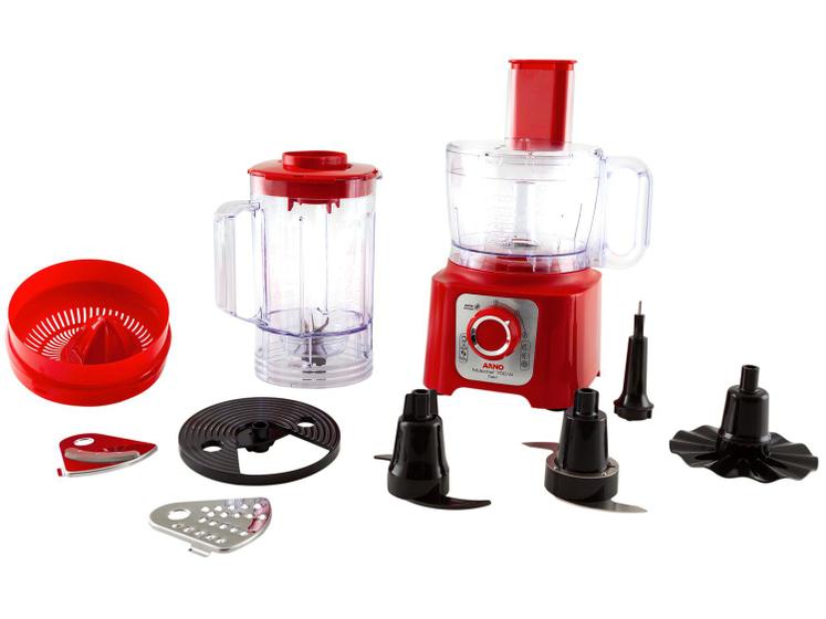 Multiprocessador de Alimentos Arno Vermelho - Multichef 700W ...