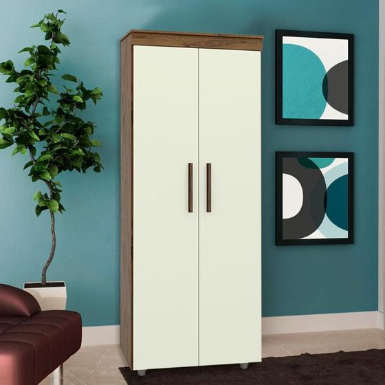 Multiuso Com Gaveta 2 Portas Capuccino Off White Advantage Batrol ...