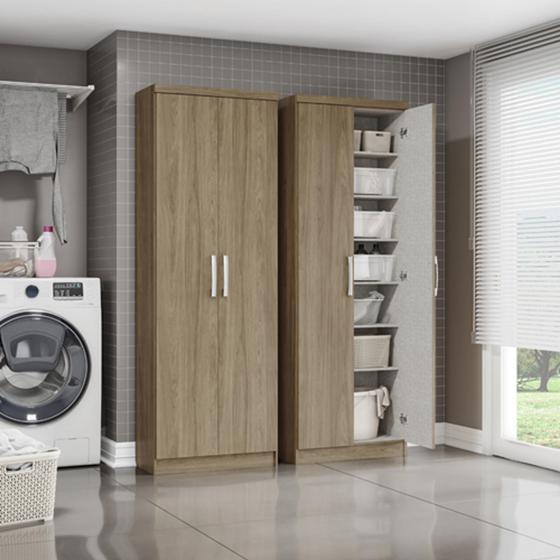 Multiuso Sapateira Henn Margarida com 2 Portas RUSTICO - Armário ...