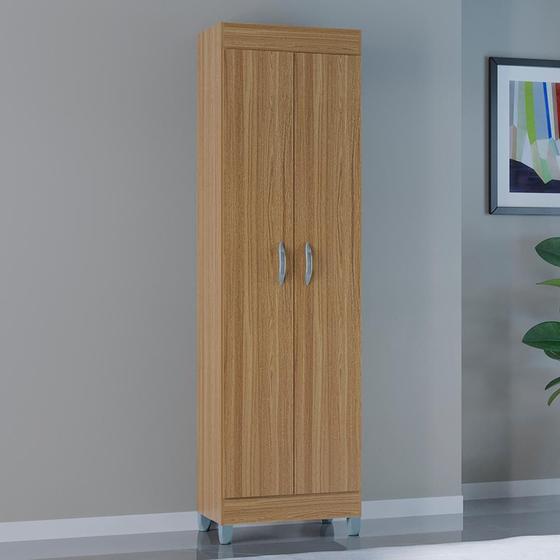Multiuso sapateira Poquema de 188cm altura com 2 portas e 4 prateleiras ...