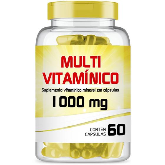 Multivitamínico de A-Z 1000mg com 60 cápsulas gelatinosas - UP SPORTS ...