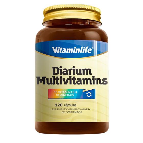 Multivitamínico Diarium Vitaminlife - 120 Cápsulas - Multivitamínico ...