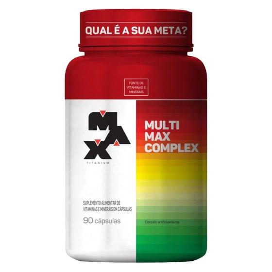 Multivitaminico multimax completo 90 caps - max titanium ...